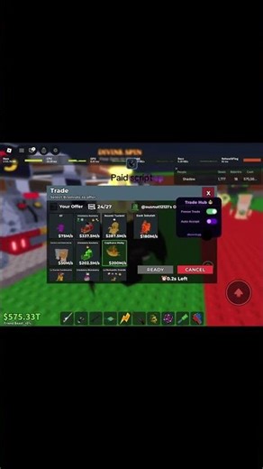 Steal A Brainrot Script *Op* Freeze Trade Trade Machine 🌲👾 #roblox #stealabrainrot #fyp #delta #fyp