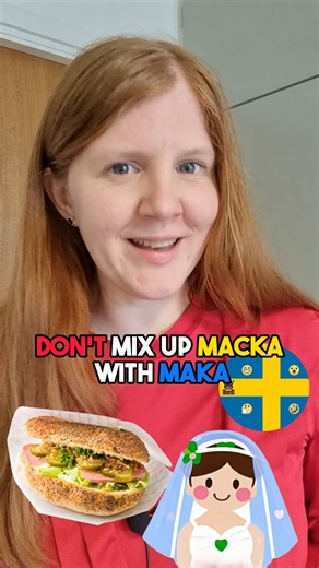 Normal day vs straight to jail! 🚨With a simple Swedish pronunciation mistake 🇸🇪🙈. Avoid sounding like a cannibal. ☠️ Take our Pronunciation video course! Link in bio ☝️ #learnswedish #swedishlanguage #swedish #lifeinsweden | Fun Swedish