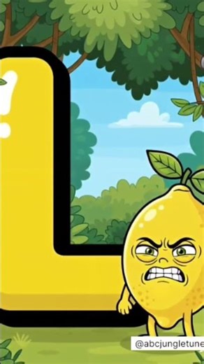 L is for lemon.. #alphabet #kidseducatio #rhymes #kidssong #shorts #shortsfeed #viral #viralvideo