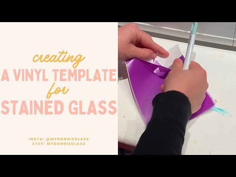 Creating a Vinyl Template for Stained Glass (Cricut Design Studio)
