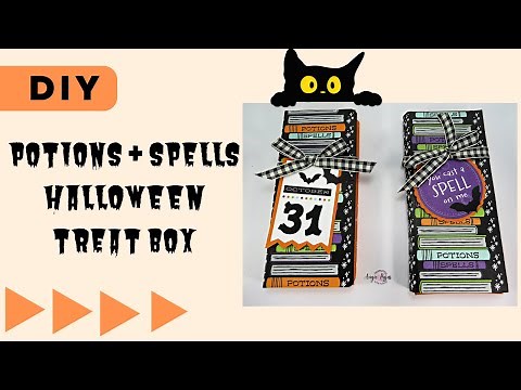 Easy Halloween Gift Box DIY: Potions And Spells