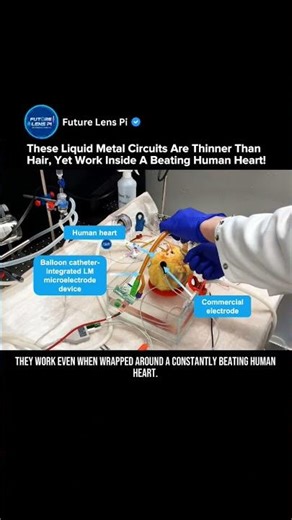 Scientists Create Ultra-Stretchable Liquid Metal Electronics at 5 Micron Precision #tech #shorts