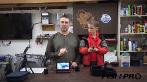 [FishPRO® 2026 Upgrade] Underwater Fishing Camera - [No Slide Off] 7'' Ice Fishing Camera Underwater 1200TVL w/Bracket,12pcs IR + 12pcs LED, 4,500mAh, Portable Fish Finder Ice Fish Gifts for Men, 65ft