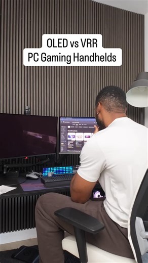 Which feature do you care about more? 🤔 OLED screens are definitely top tier when it comes to contrast and picture quality. And VRR is top tier when it comes to smooth motion, low input lag gameplay. However not all gaming handhelds support both features due to technical or cost limitations. Currently the legion go 2 is the only handheld with both. Personally with my Steam Deck OLED I haven’t had issues with screen tearing or input latency thanks to VSync but people who are more sensitive to mo