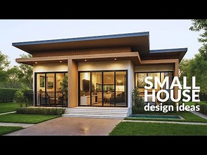 Small House Design Ideas with Floor Plan 9x6.5 m. (30'x21')