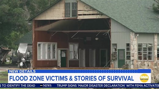 FLOOD ZONE VICTIMS & STORIES OF SURVIVAL: ABC's Alison Kosik has accounts from the survivors of the flood in Texas, including a man who says he stood on an electric meter box above the raging waters for hours. | World News Now