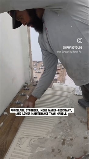 Porcelain Tile installation