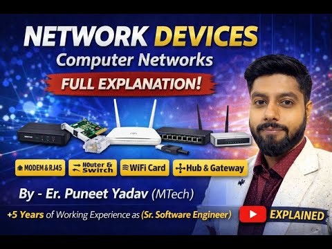 Network Devices Explained | Hub, Switch, Router, Modem & More