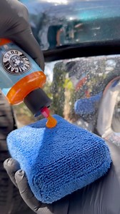 Erase stubborn water spots with Water Spot Remover Gel! 💦 Heavy Duty Water Spot Remover is a specialty citrus based gel cleaner that instantly erases alkaline water mineral stains from various areas around your ride such as paintwork, glass, polished metal, and much more! Tap link in bio to save up to 30% off chemicals like soaps, waxes, wheel cleaners, & much more during our Memorial Day Sale❗️ | Chemical Guys