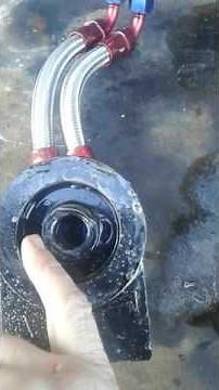 Remote oil filter housings - Warning.