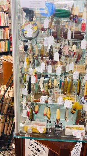 Lures for days! Grab your fishermen some for Christmas 🎁! Open until 7pm! 🎣 | Blue Moon Antique Mall