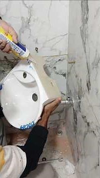 Smallest hand wash basin installation!