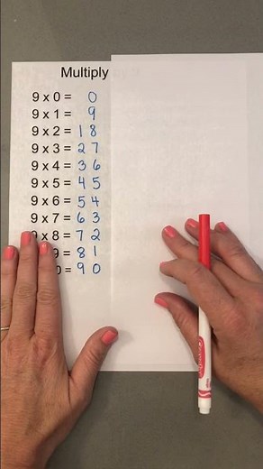 How to Multiply by 9 | Patterns and Tricks