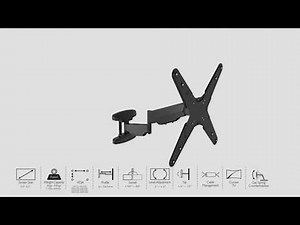 Full-Motion Spring Arm TV Mount -- 63607243