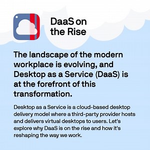 1.5K views | The landscape of the modern workplace is changing, and Desktop as a Service (DaaS) is leading this transformation. DaaS, a cloud-based desktop delivery model, offers numerous benefits, from cost efficiency and enhanced security to scalability and simplified management. With 78% of surveyed companies planning to implement DaaS by 2025, it's clear that this solution is reshaping the way we work.  | Parallels | Facebook