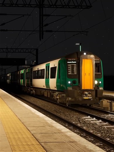 350374 350372 passing Cheddington (Train Sim World 6)