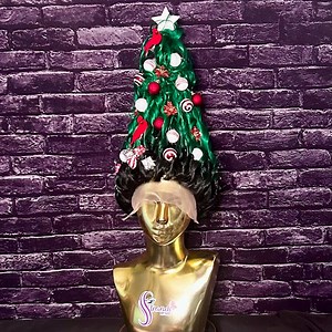 Christmas Tree Wig - Etsy
