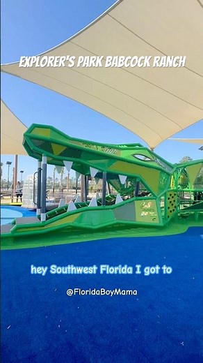Babcock Ranch Florida Ultimate Playground at Explorer's Park #babcockranch #swfl #southwestflorida