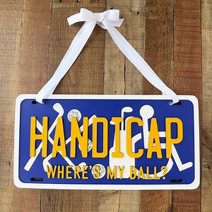 Oversized Golf Cart License Plate: Custom Personalized Golf Gift - Etsy