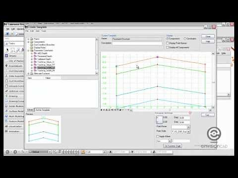 Using Parametric Constraints in Templates and Roadway Designer - InRoads V8i