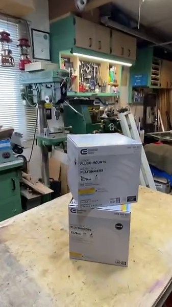 DIY Bright Shop Lights