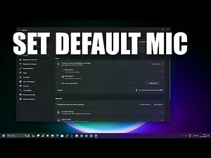 How to Set Your Default Microphone on Windows 11 PC or Laptop