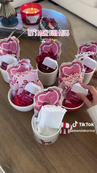 Burr mugs for the girls 🎀❄️💕✨ @TJ Maxx @Five Below @target #burrmug #burrbasket #christmasgiftideas #christmas