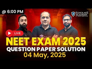 NEET Exam 2025 : Question Paper solution Live | Code-45