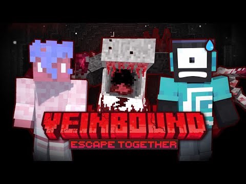 A CREEPY Minecraft Horror Map! - VEINBOUND: Escape Together (VOD)