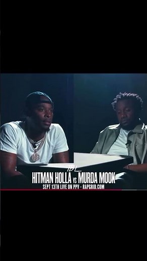 Hitman Holla Drops HAYMAKER in Face Off vs Murda Mook ! #TBL #rivalry #battlerap #hitmanholla #fyp