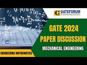 GATE 2024 Exam Detailed Solution I Engineering Mathematics I Mechanical Engineering