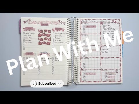 ✨ Plan With Me | Weekly Planner Spread | Functional + Decorative Planning ✨