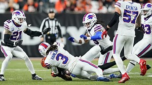 Damar Hamlin, Buffalo Bills player, collapses on field and removed by ambulance