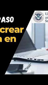 Cómo crear una cuenta de USCIS en línea. FÁCIL Y RÁPIDO