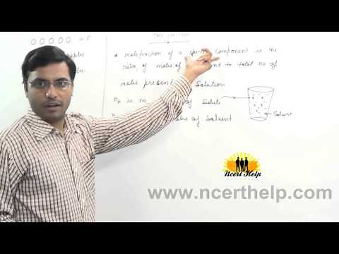 how to calculate mole fraction formula definition define examples