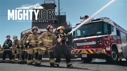 The RTX firetruck, powered by Volvo Penta, turns heads and tight corners | Mighty Jobs Episode 14 | Wayne Kugel