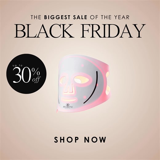 3.8K views | THE WAIT IS OVER. Our most anticipated sale of the year is finally here!  Our BLACK FRIDAY SALE is LIVE and ready to glow up your skincare routine. Shop exclusive discounts now: ✨20% OFF 1 item: BF20 ✨25% OFF 2 items: BF25 ✨30% OFF 3 items: BF30 Get clinical-level results without breaking the bank with Red Light Therapy | Project E Beauty | Facebook