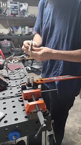 "I make a lot of metal roses — and every stem starts with The Machete Rod & Flat Bar Bender" - @delaney_metalworks 1/4" steel round bar, shaped with precision. | TMR Customs