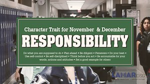 1.5K views · 21 reactions | At Lamar CISD, it’s important that we focus on the education, social-emotional behaviors, and character of our students. That’s why every month, we feature a #CharacterCounts trait. Throughout December, our secondary students have been talking about RESPONSIBILITY. Video Produced by Kaiden Tran-Santos, LCHS Spirit of Lamar senior. #BlueStampede #LamarCISDProud #BelieveTheBest | Lamar CISD | Facebook