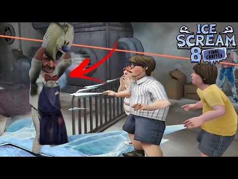 Rod Face Reveal and Secret Battle in Ice Scream 8 New True Ending