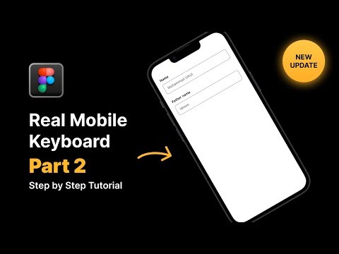 Create a Real Mobile Keyboard in Figma — Part 2 | Step-by-Step (New Update)