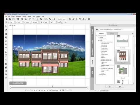 CrazyTalk Animator 2 Tutorial - Intro to Stage & SFX
