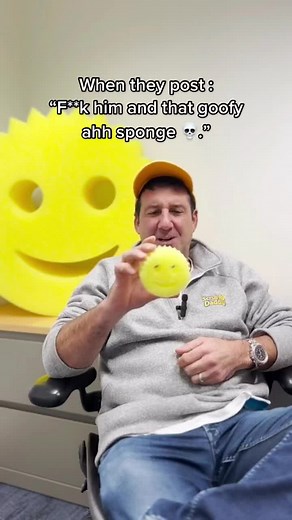Like c’mon what did we do to you?? ☹️ #scrubdaddy #smile #cleantok #cleaningtiktok #americasfavoritesponge