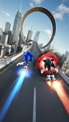 Sonic’s Speed Test Goes WRONG… 😱⚡ (3D Fun Run) #Sonic #shorts