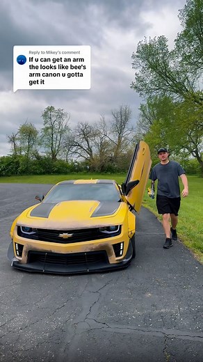 Let’s Roll… Limb Difference Awareness 🐝🦾 #chevy #camaro #transformers #bumblebee #prosthetic #onearm #disability #limbdifference | TF Bee Camaro