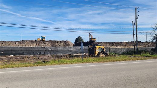 What's that being built in Fort Pierce near Samuel S. Gaines Academy?
