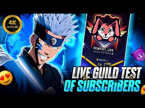 🔴Free Fire Max 4K+ CINEMATIC LIVE | Clash Squad Customs With Subscribers 🔥 INSANE Clutch Moment #887