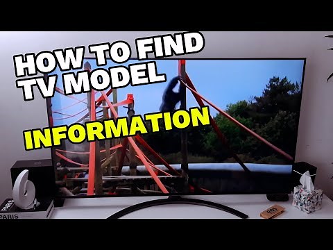 How To Find TV Model Information| LG TV