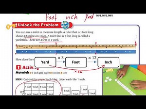 Go Math 4th grade Lesson 12.2 Customary Units of Length