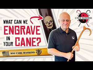 Stunning Custom Engravings for your Walking Cane